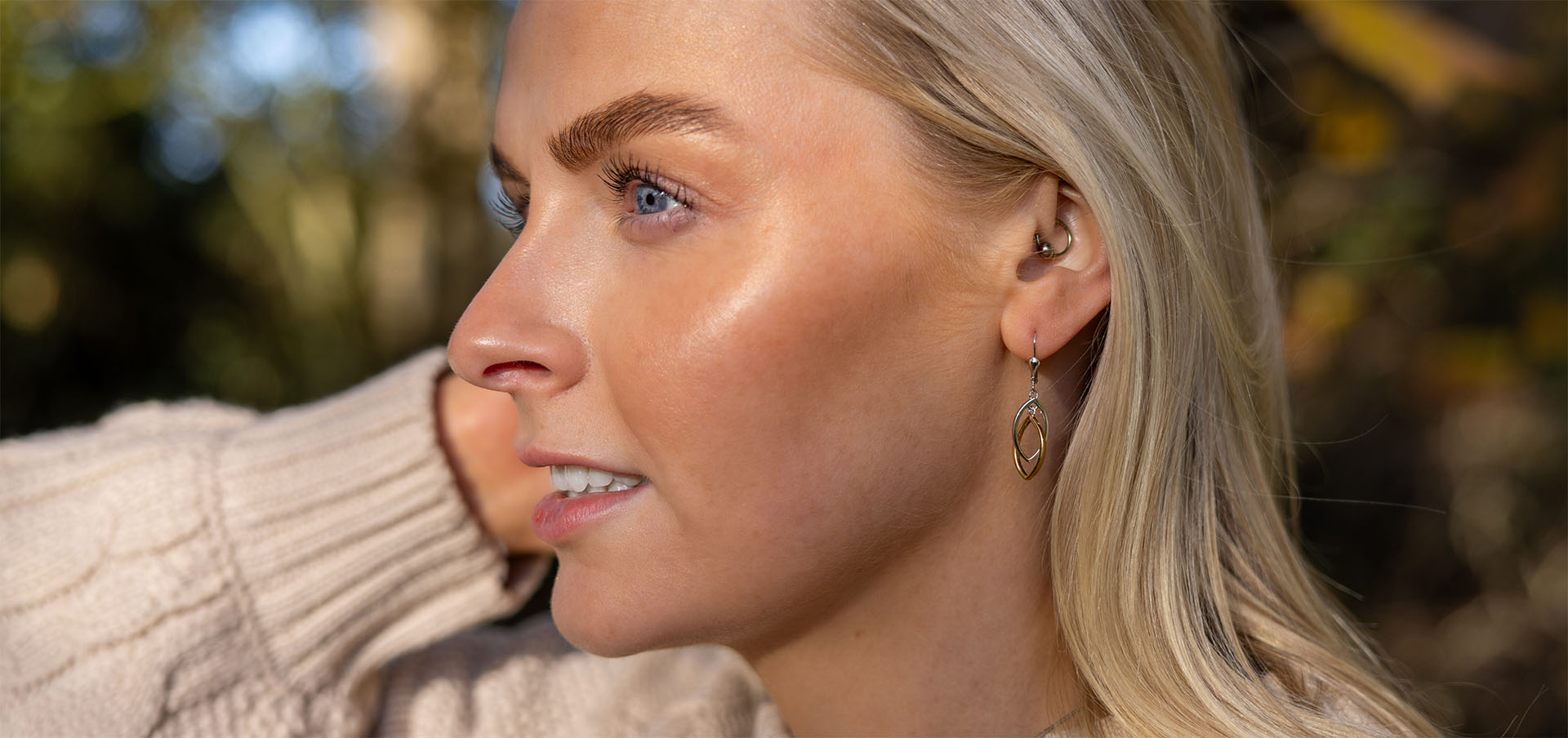 Stud, Dangle and Hoop Earrings in Silver and Gold Vermeil – OAT Jewellery